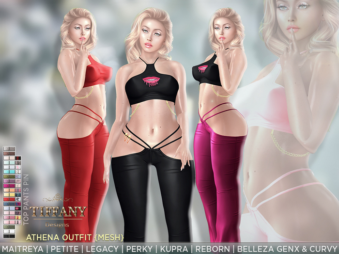 Second Life Marketplace - ::TD:: Athena Outfit {Mesh}